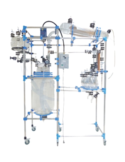 OEM Single layer glass lab reactor with heating oil bath/ heating ...